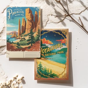 National Park Postcard Set (2 of Each), 63 Parks, Horizontal and ...