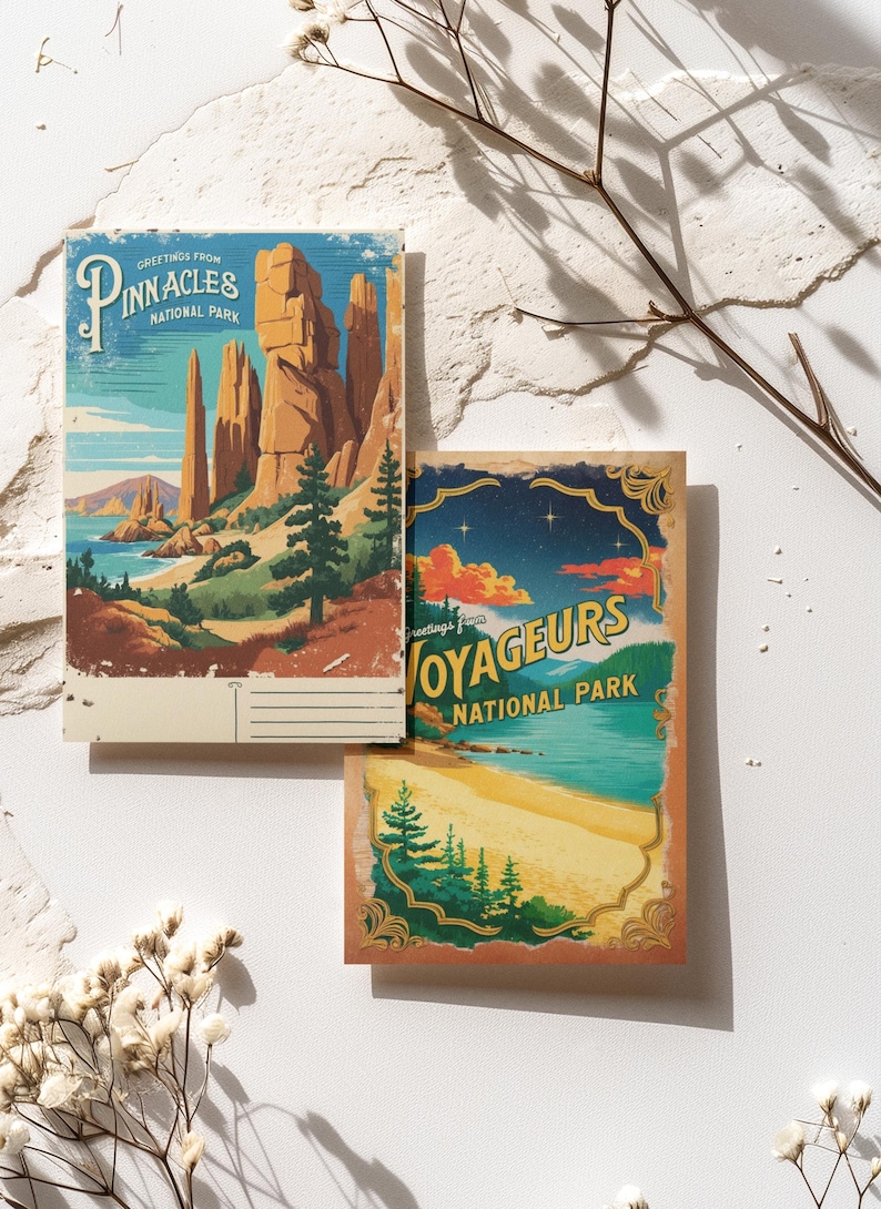 National Park Postcard Set 2 of Each, 63 Parks, Horizontal and Vertical ...