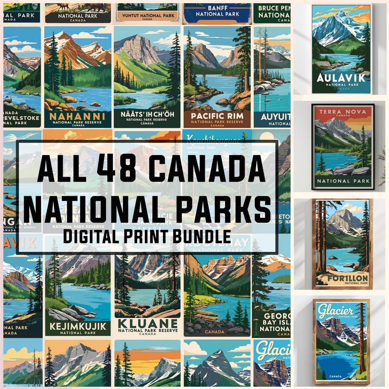 Vintage Parks Canada Posters - Etsy Canada