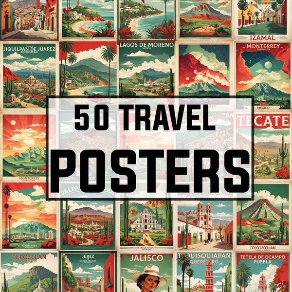 Mexican Posters - Etsy