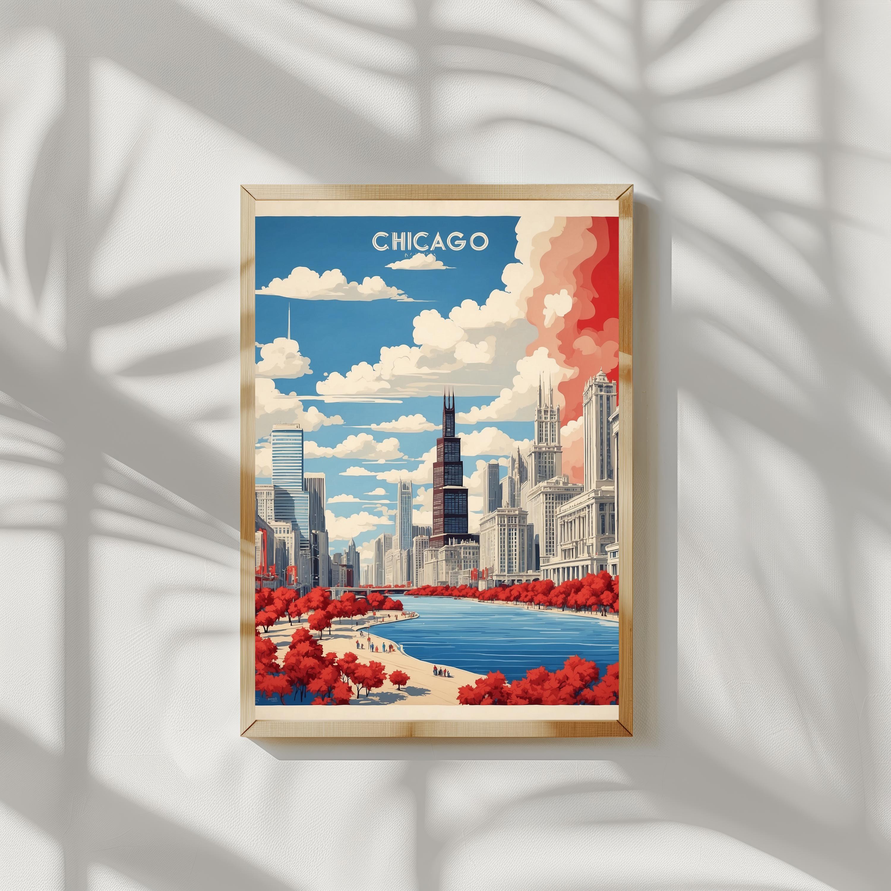 50 USA Vintage Travel Posters, United States Wall Art, Vintage Poster ...