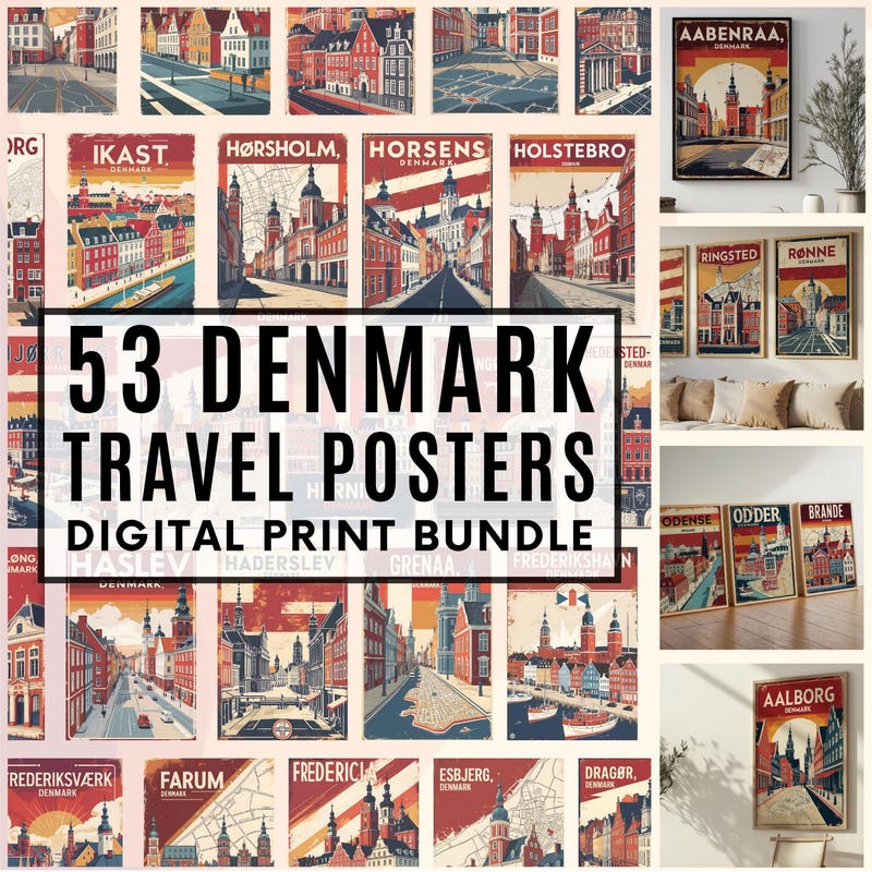 Denmark Poster - Etsy
