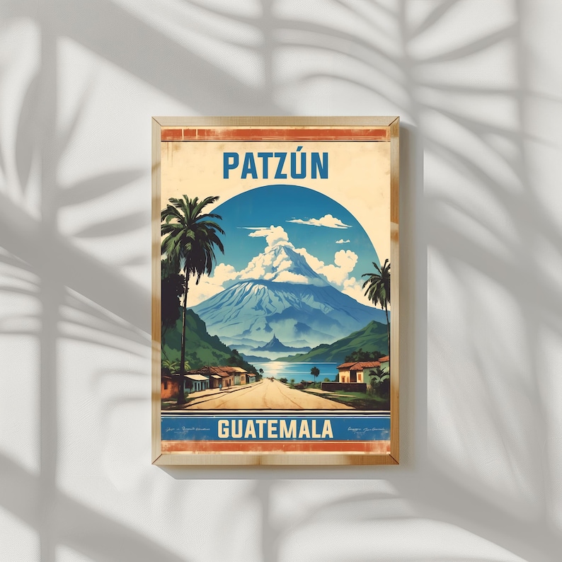 50 Guatemala Vintage Travel Posters, Wall Art, SVG, PDF, JPG, Guatemala ...