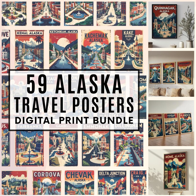 Alaska Poster - Etsy