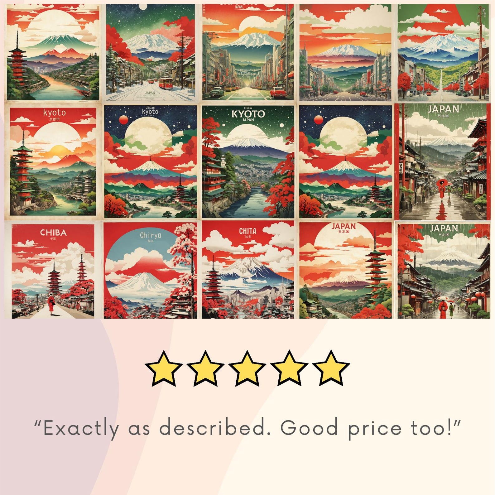 100 Japan Vintage Travel Posters, Japanese Wall Art, Vintage Poster ...