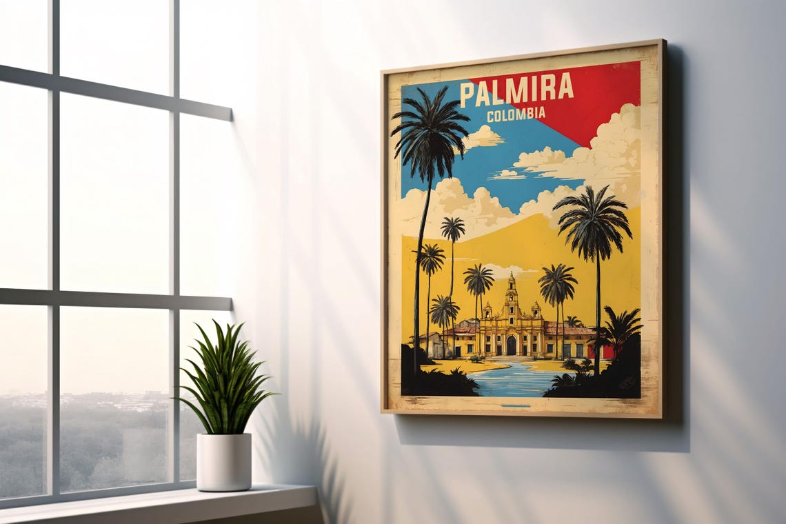 123 Colombia Vintage Travel Posters, Wall Art, Vintage Poster, Colombia ...