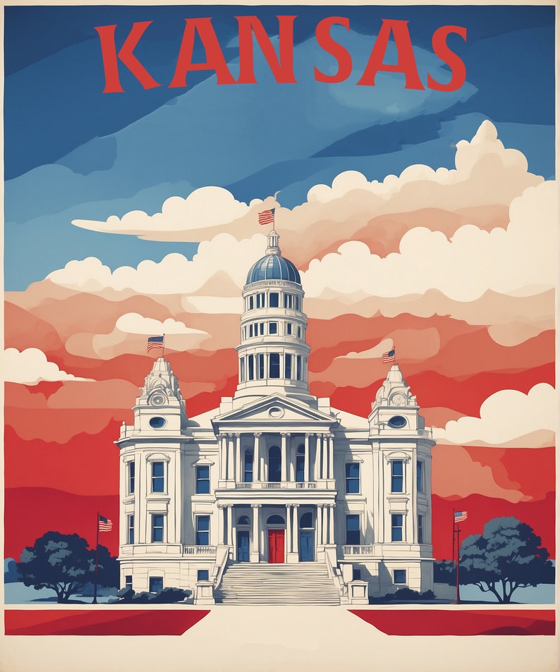 50 USA Vintage Travel Posters, United States Wall Art, Vintage Poster ...