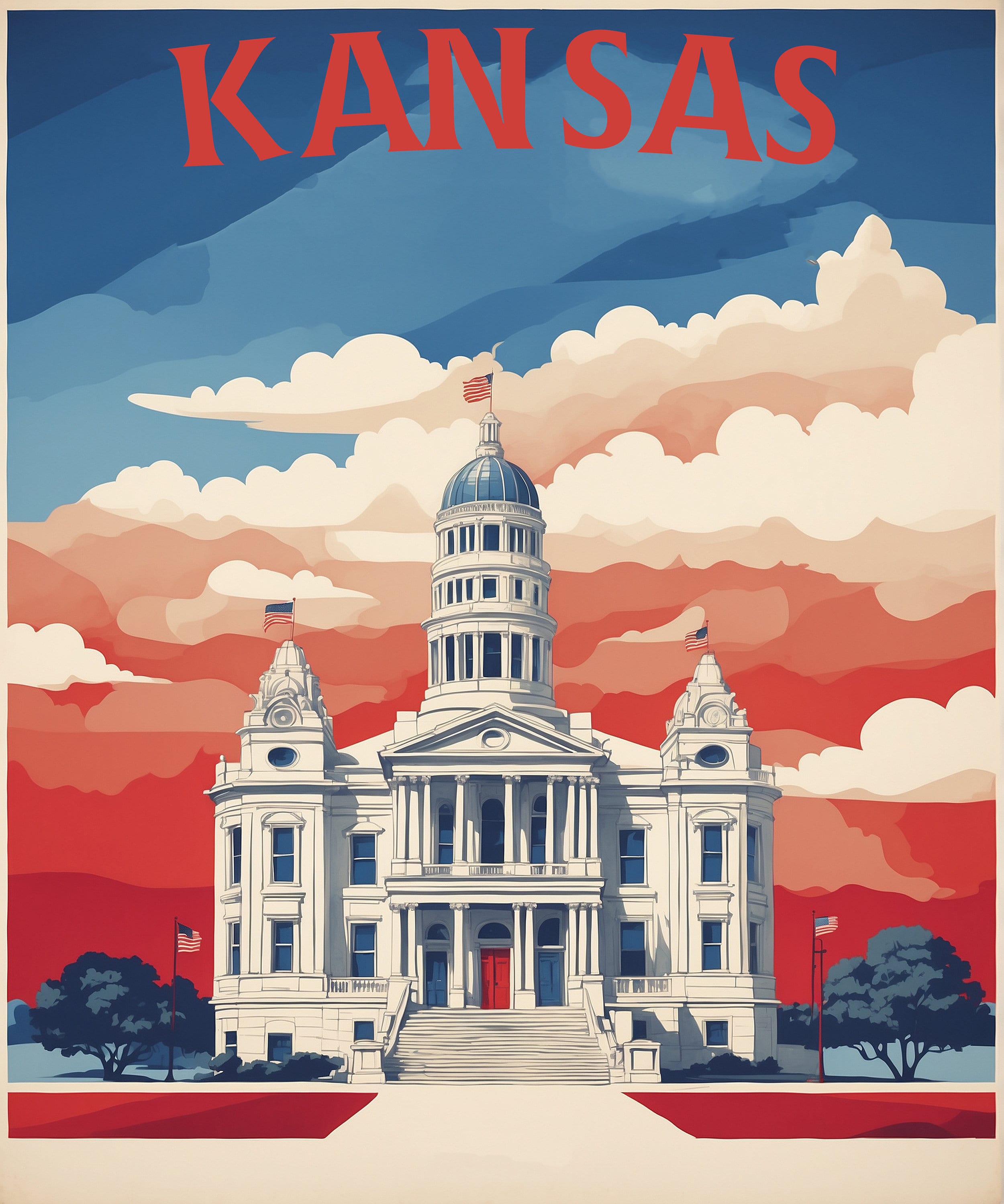 50 USA Vintage Travel Posters, United States Wall Art, Vintage Poster ...