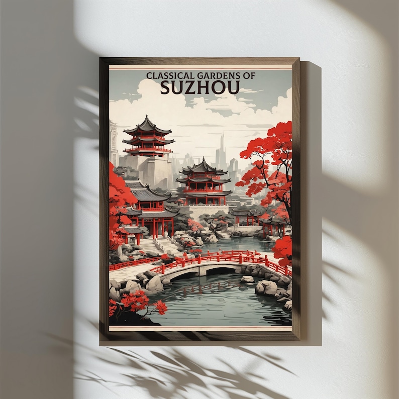 50 China Vintage Travel Posters, Chinese Wall Art, Vintage Poster ...