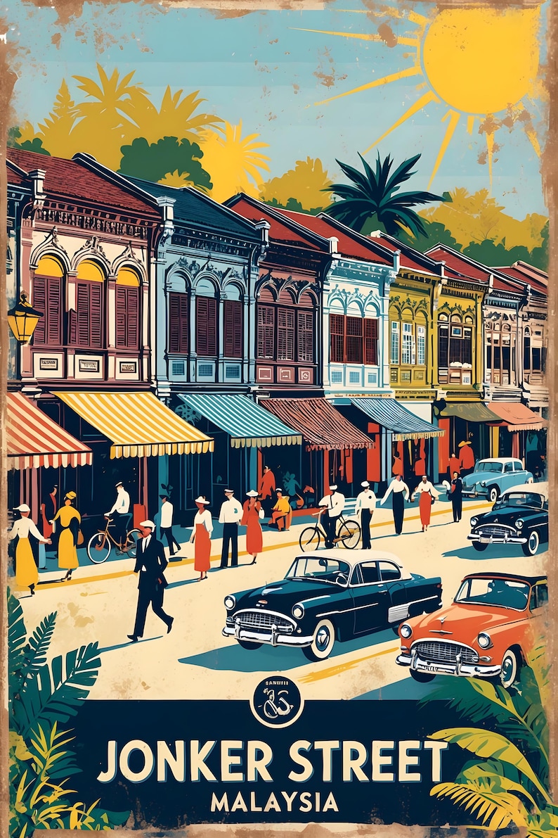 109 Malaysia Vintage Travel Posters, Wall Art, Vintage Poster, Souvenir ...