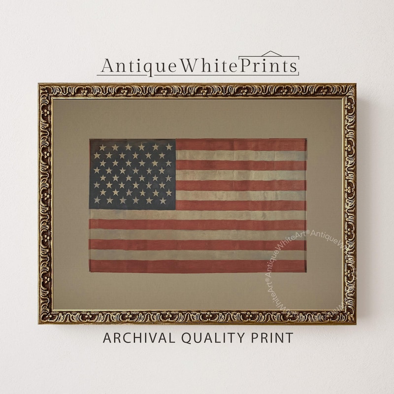 Framed American Flag - Etsy