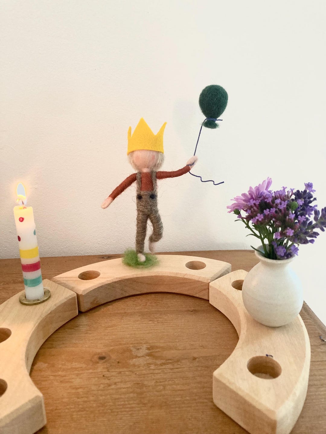 Birthday Plug Boy Felt Plug Grimmsring Felt Figure Birthday - Etsy