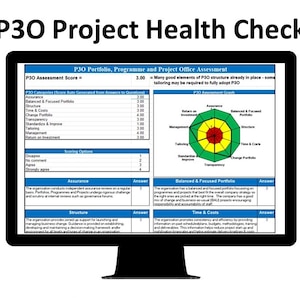 P3 Project Health Check Assessment Tool (excel) PMI, PRINCE2, APM) - Etsy