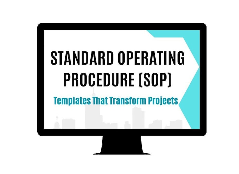 Standard Operating Procedure SOP Template (SOP Template Word, SOP ...