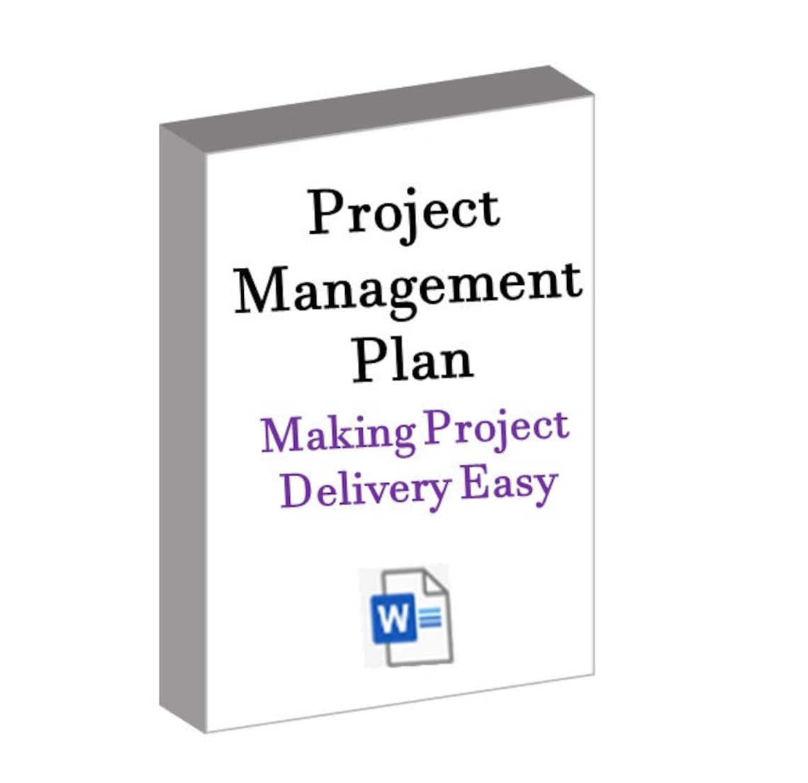 Project Management Plan PMP word PMI APM PRINCE2 - Etsy