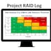 Project RAID Risk Issue Dependency Assumption Log Tool (excel) - Etsy