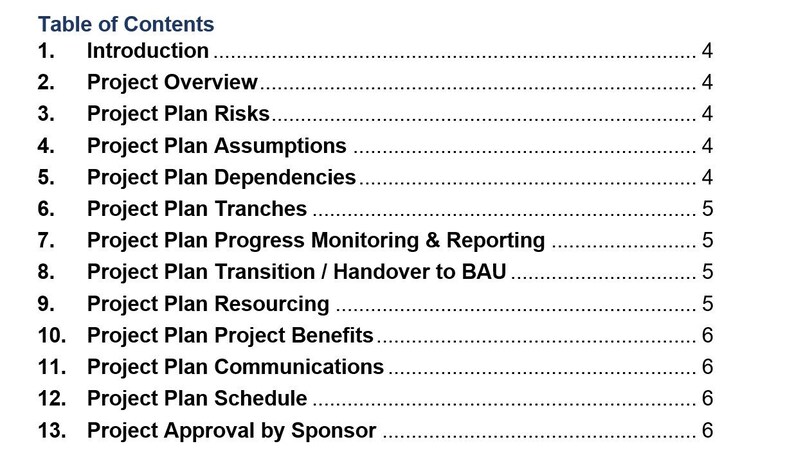 Project Management Plan PMP (word) PMI APM PRINCE2 - Etsy