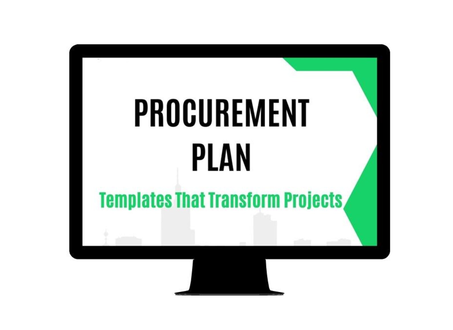Procurement Plan Template (word) Supplier Vendor Outsourcing Plan - Etsy