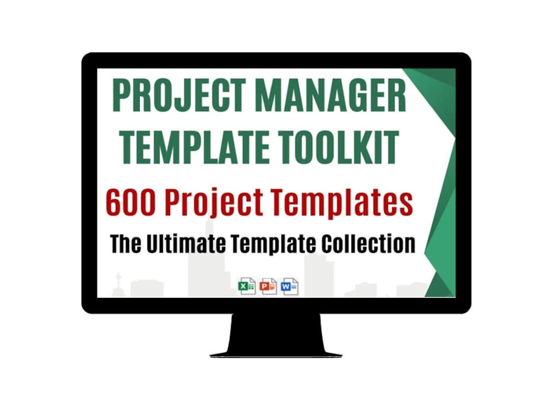Project Manager Template Toolkit Collection 600 Professional Project ...