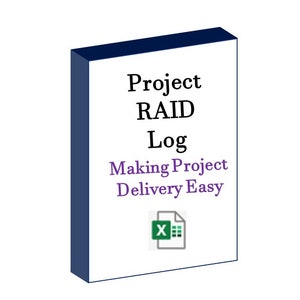 Project RAID Risk Issue Dependency Assumption Log Tool (excel) - Etsy