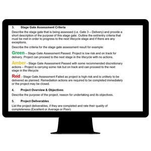 Project Stage Gate Assessment Phase Review (word) PMI APM PRINCE2 - Etsy