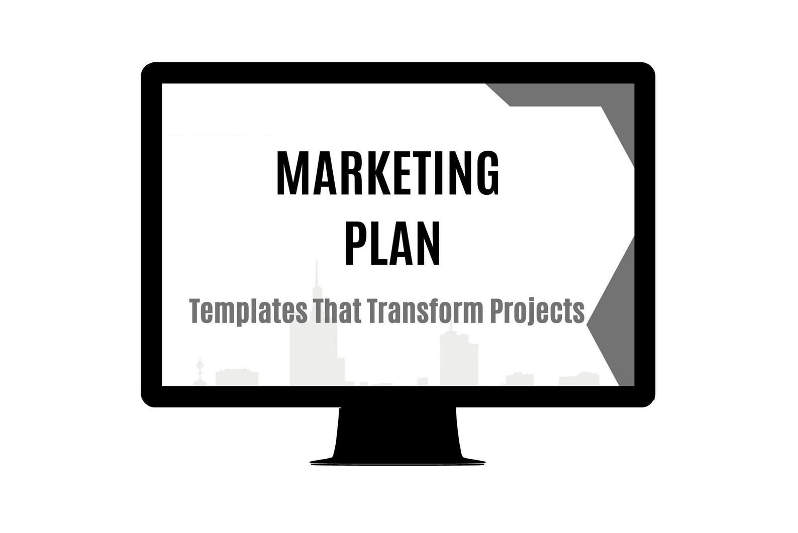 Marketing Plan Template (word Marketing Strategy Marketing Tips) - Etsy