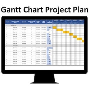 Gantt Chart | Gantt Chart Collection | 4 Individual Gantt Charts ...