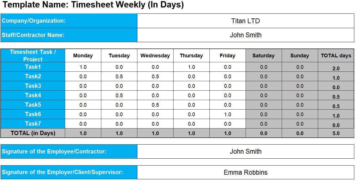 Weekly Timesheet Monthly Timesheet Daily Timesheet Employee Timesheet ...