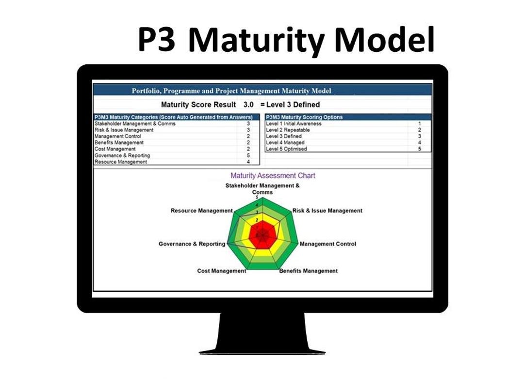 P3M3 Project Maturity Model Assessment Tool Excel (program Maturity ...