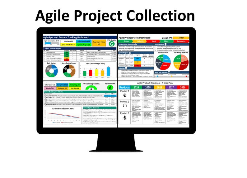 Agile Project Management Template Collection (20 Premium Agile ...