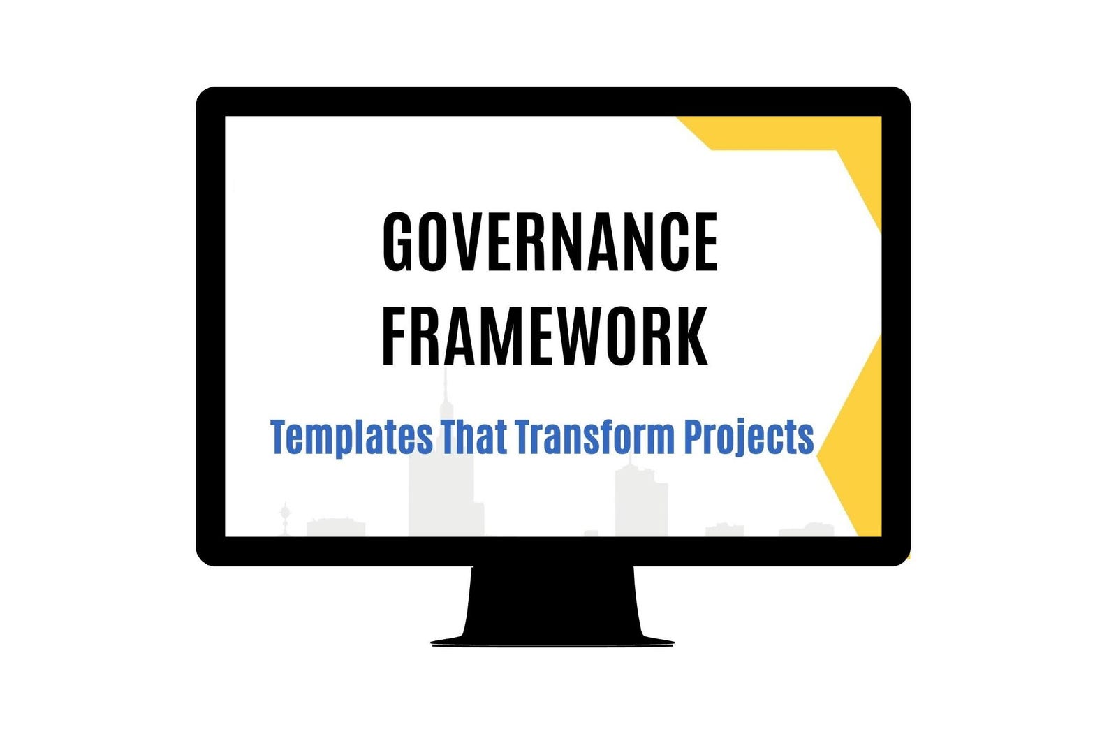 Governance Framework Template (word) PMI APM PRINCE2 - Etsy