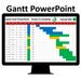 Gantt Chart Powerpoint | Project Timeline Milestone Plan POAP | Project ...