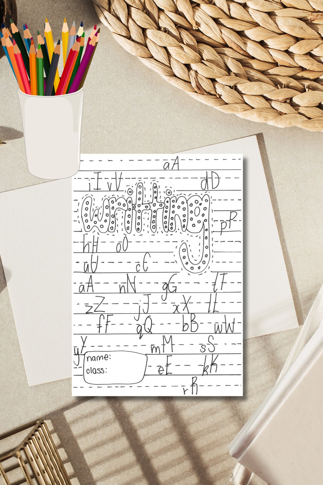 Writing Book Cover - Etsy