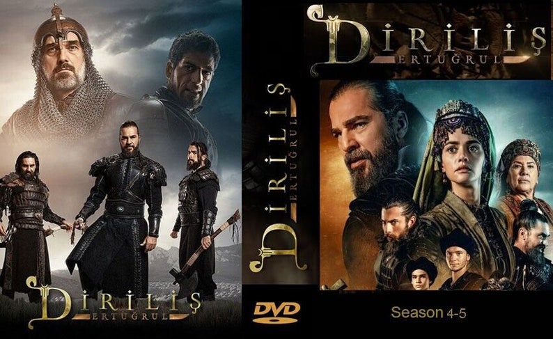Drillis Ertugrul DVD Complete All 5 Seasons 150 Episodes English ...
