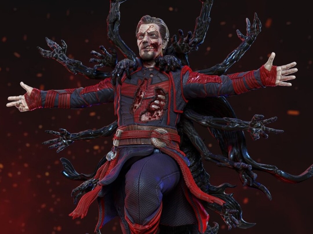 Zombie Strange Statue, 3D Model, Stl File for 3D Printers, Digital File ...