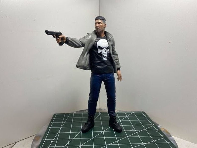 Punisher Statue, 3D Model, Stl File for 3D Printers, Digital File ...