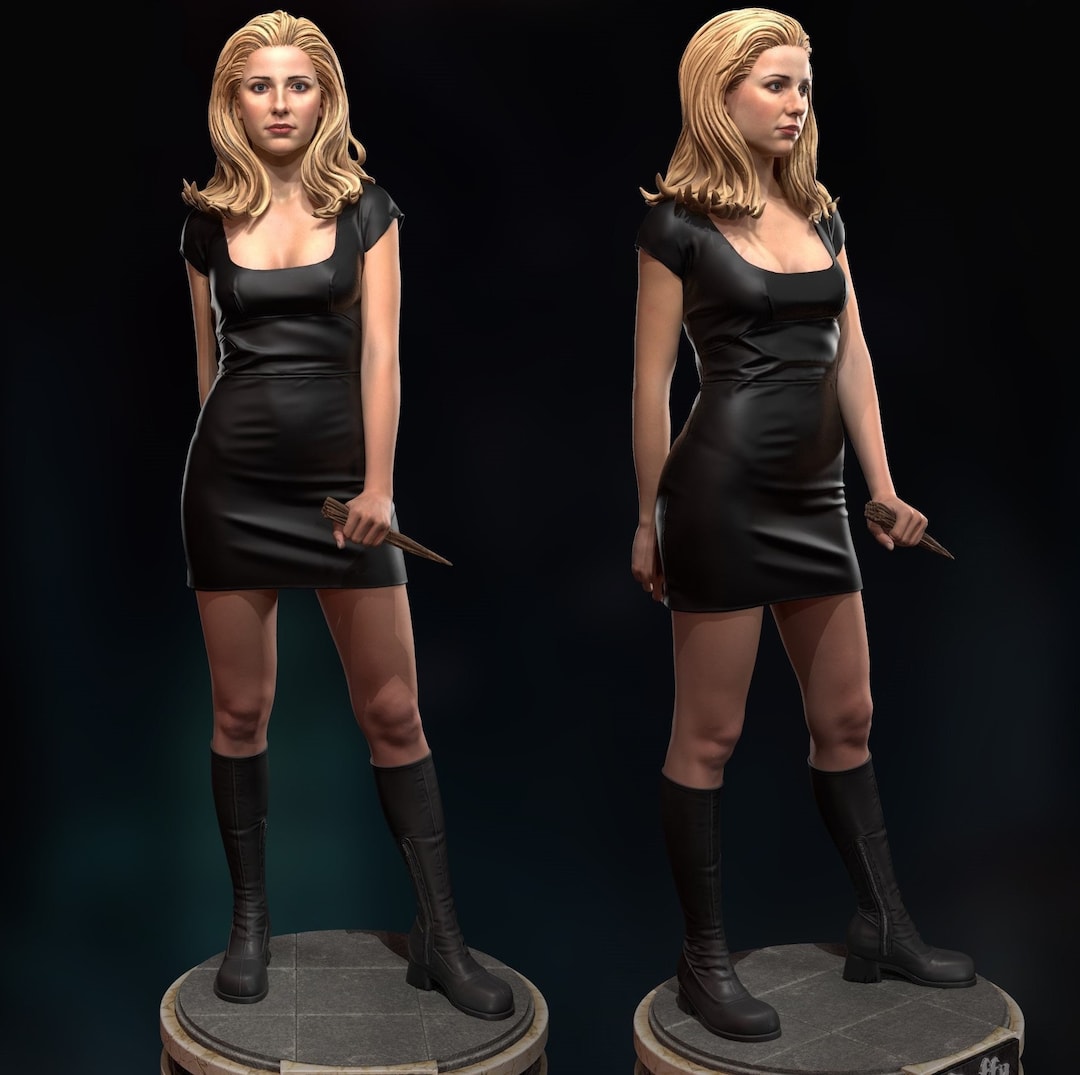 Buffy Statue, 3D Model, Stl File for 3D Printers, Digital File, Comics ...
