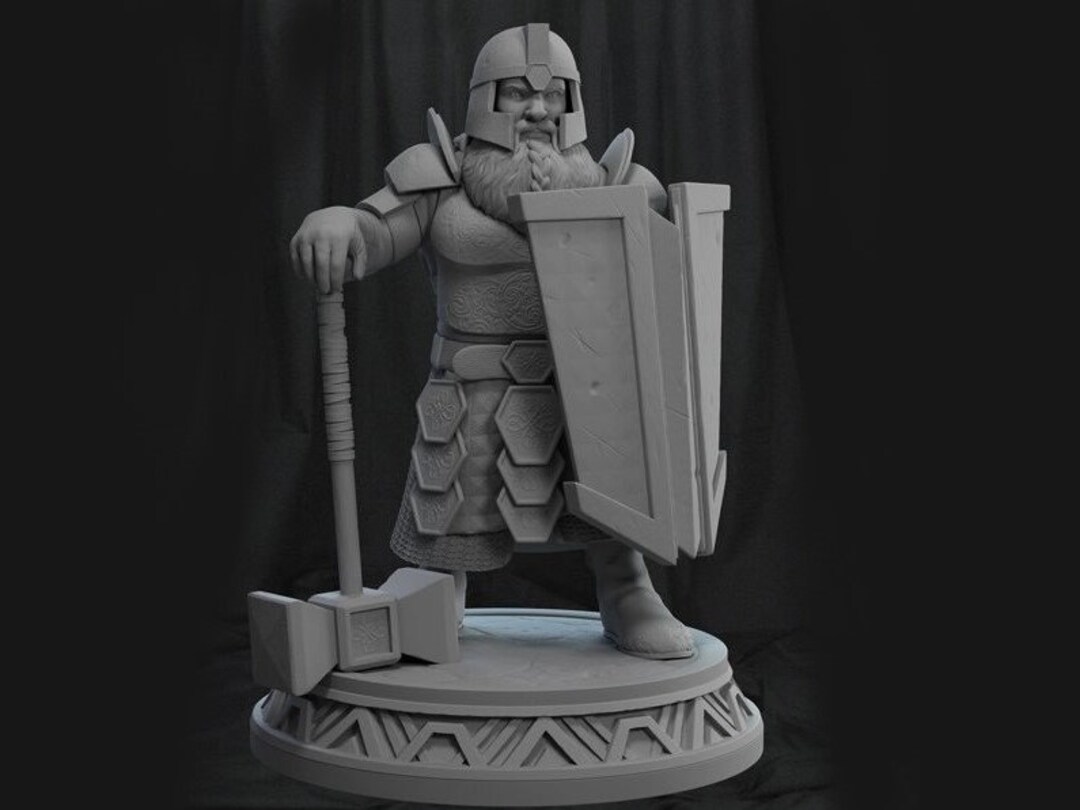 Dwarf Statue, 3D Model, Stl File for 3D Printers, Digital File, Comics Figures. - Etsy