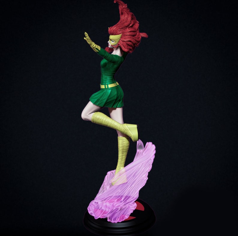 Jean Grey Statue, 3D Model, Stl File for 3D Printers, Digital File ...