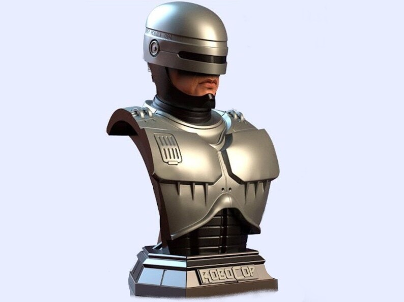 Robocop Bust , 3D Model, Stl File for 3D Printers, Digital File, Comics ...