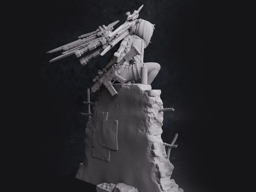 Cyber Fairy Statue, 3D Model, Stl File for 3D Printers, Digital File ...