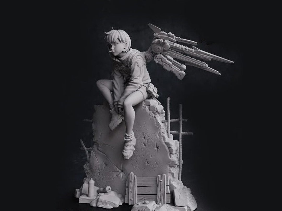 Cyber Fairy Statue, 3D Model, Stl File for 3D Printers, Digital File ...