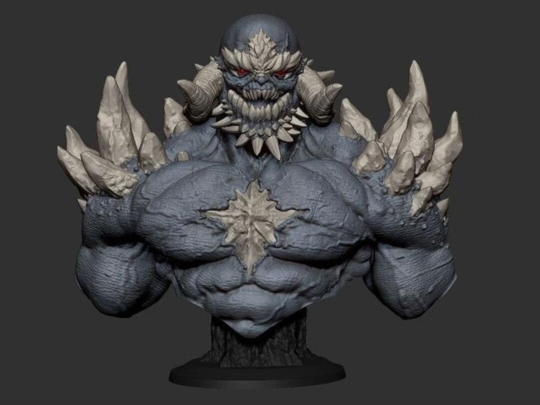 Doomsday Bust, 3D Model, Stl File for 3D Printers, Digital File, Comics ...