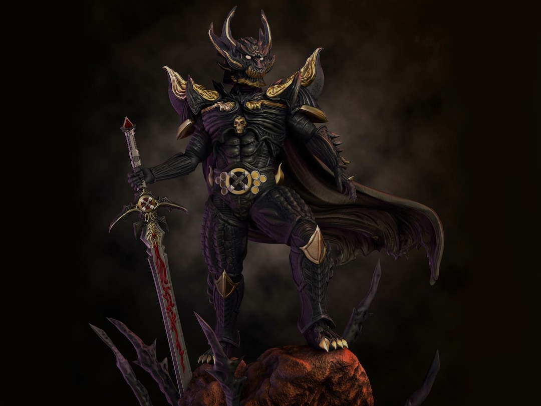 Horn Knight Statue, 3D Model, Stl File for 3D Printers, Digital File ...