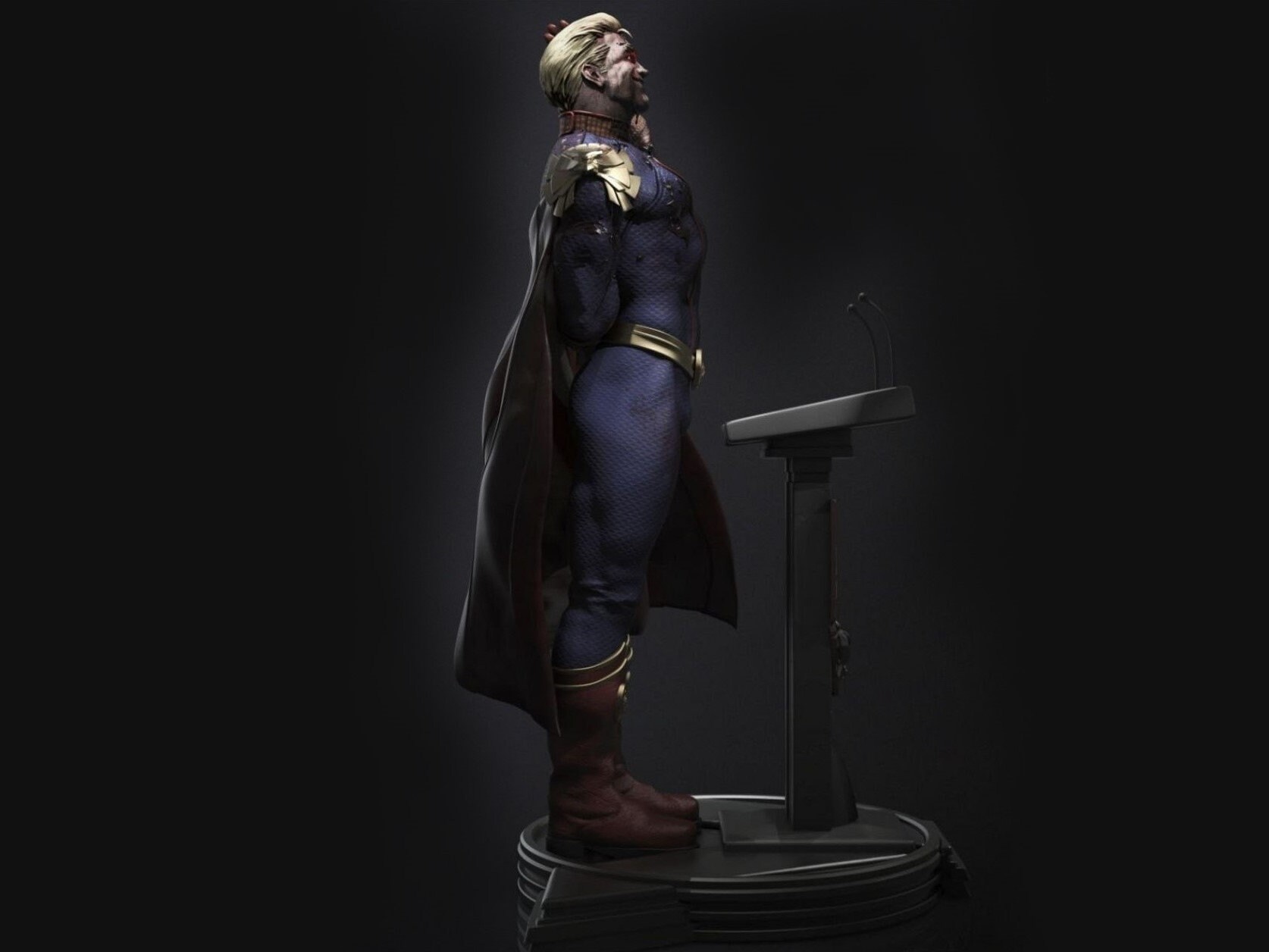 Homelander Statue, 3D Model, Stl File for 3D Printers, Digital File ...