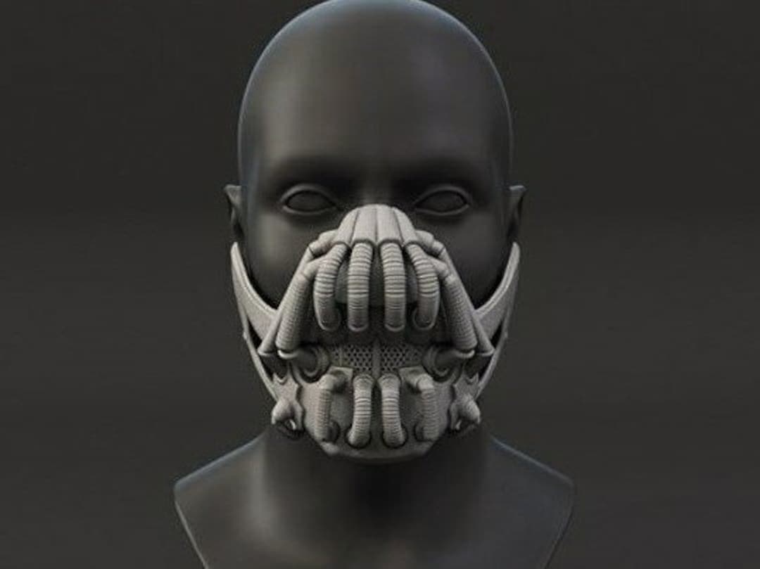 Bane Mask, 3D Model, Stl File for 3D Printers, Digital File, Comics ...