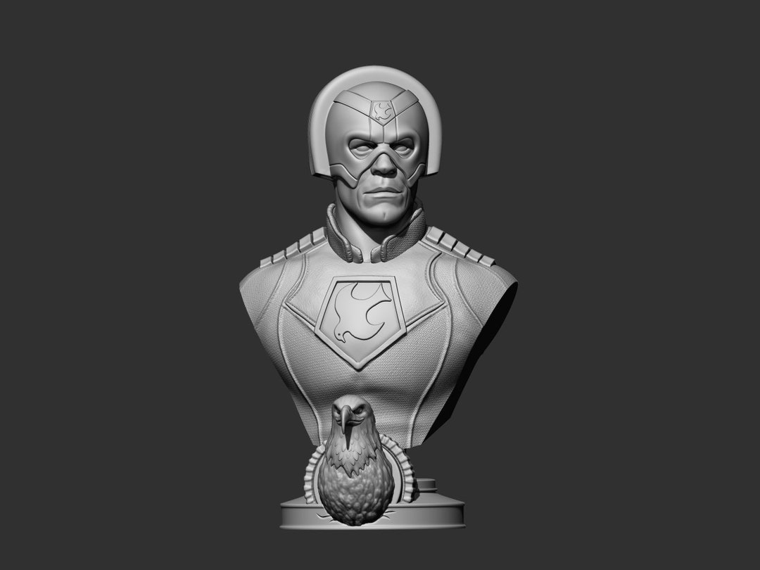 Peacemaker Bust, 3D Model, Stl File for 3D Printers, Digital File ...