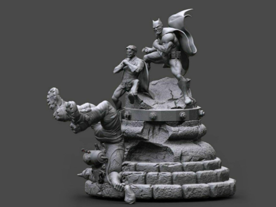 Hero Diorama, 3D Model, Stl File for 3D Printers, Digital File, Comics Figures. - Etsy