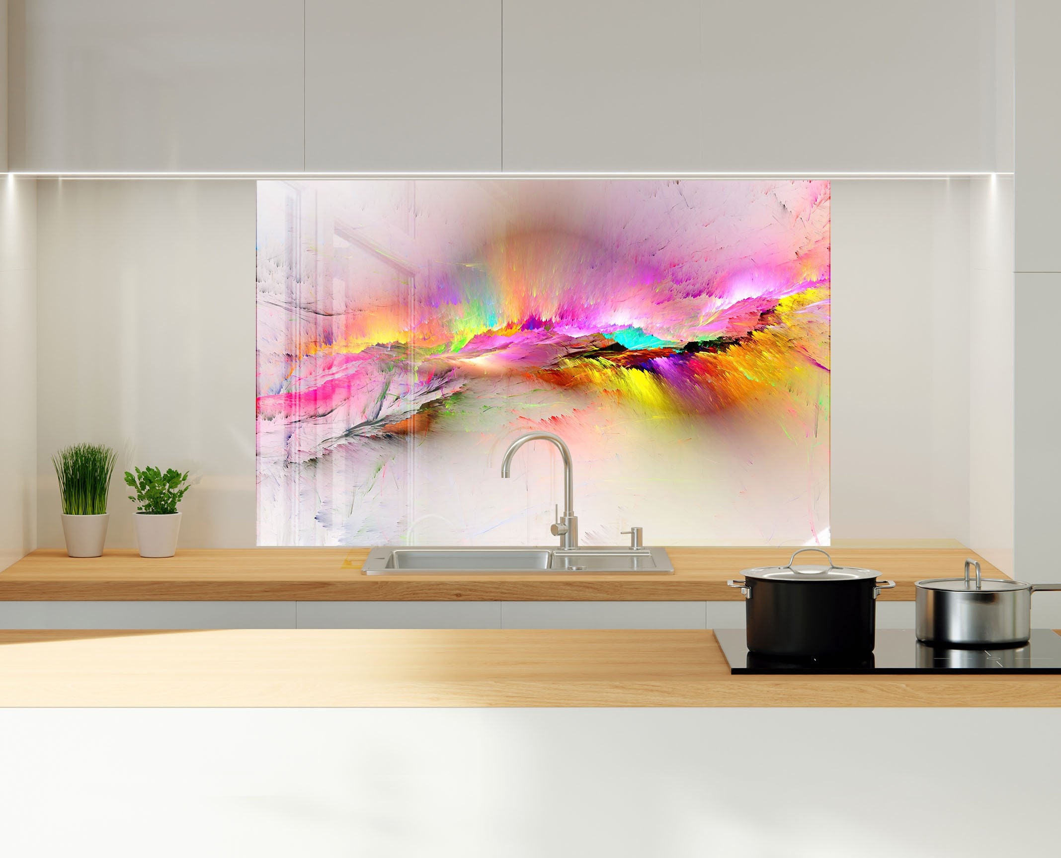 Tempered Glass Backsplash Tile-pink Backsplash Tiles-stove Backsplash ...