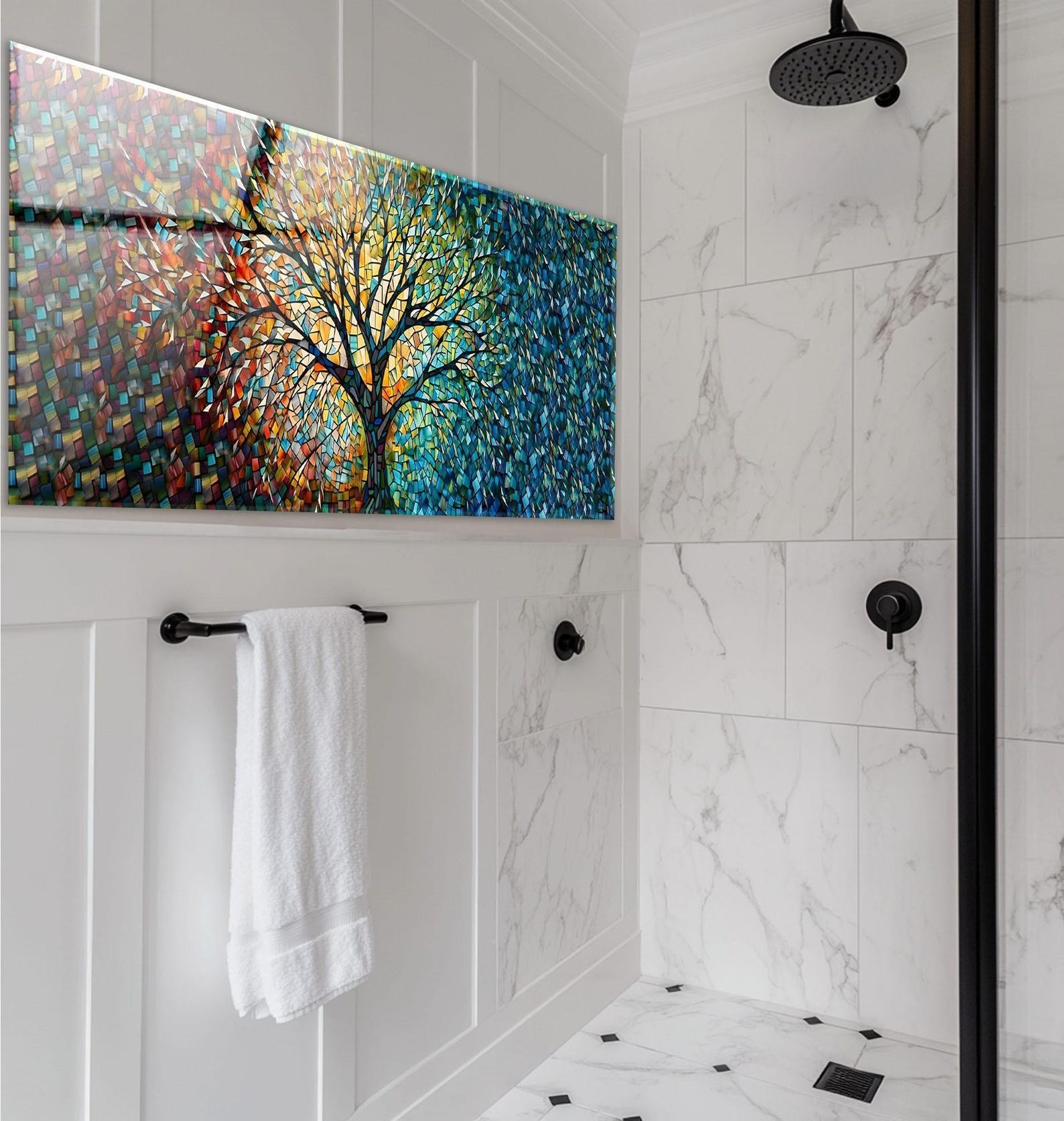 Tree of Life Tempered Glass Backsplash: Kitchen Stove Cover - Etsy Canada